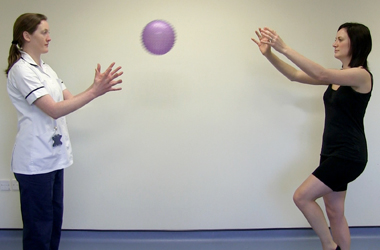 Balance and proprioception with a partner - South Tees Hospitals NHS ...