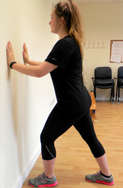Upper calf stretch - South Tees Hospitals NHS Foundation Trust