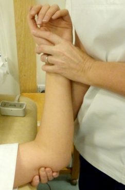 Passive movements - upper limb - South Tees Hospitals NHS Foundation Trust