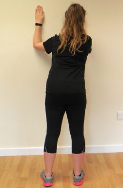 Shoulder loading against a wall - South Tees Hospitals NHS Foundation Trust