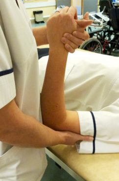 Passive movements - upper limb - South Tees Hospitals NHS Foundation Trust