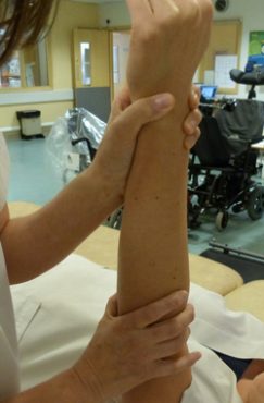 Passive movements - upper limb - South Tees Hospitals NHS Foundation Trust