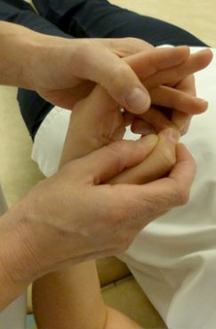 Passive movements - upper limb - South Tees Hospitals NHS Foundation Trust