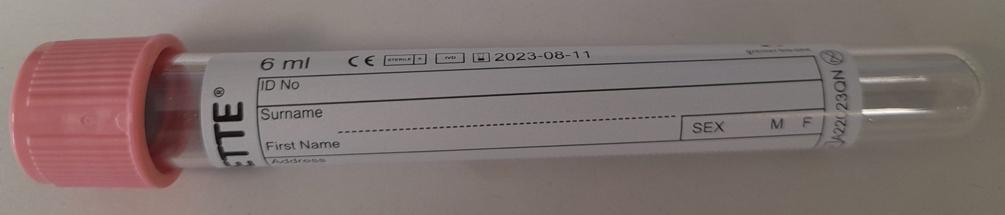 Sample requirements - South Tees Hospitals NHS Foundation Trust