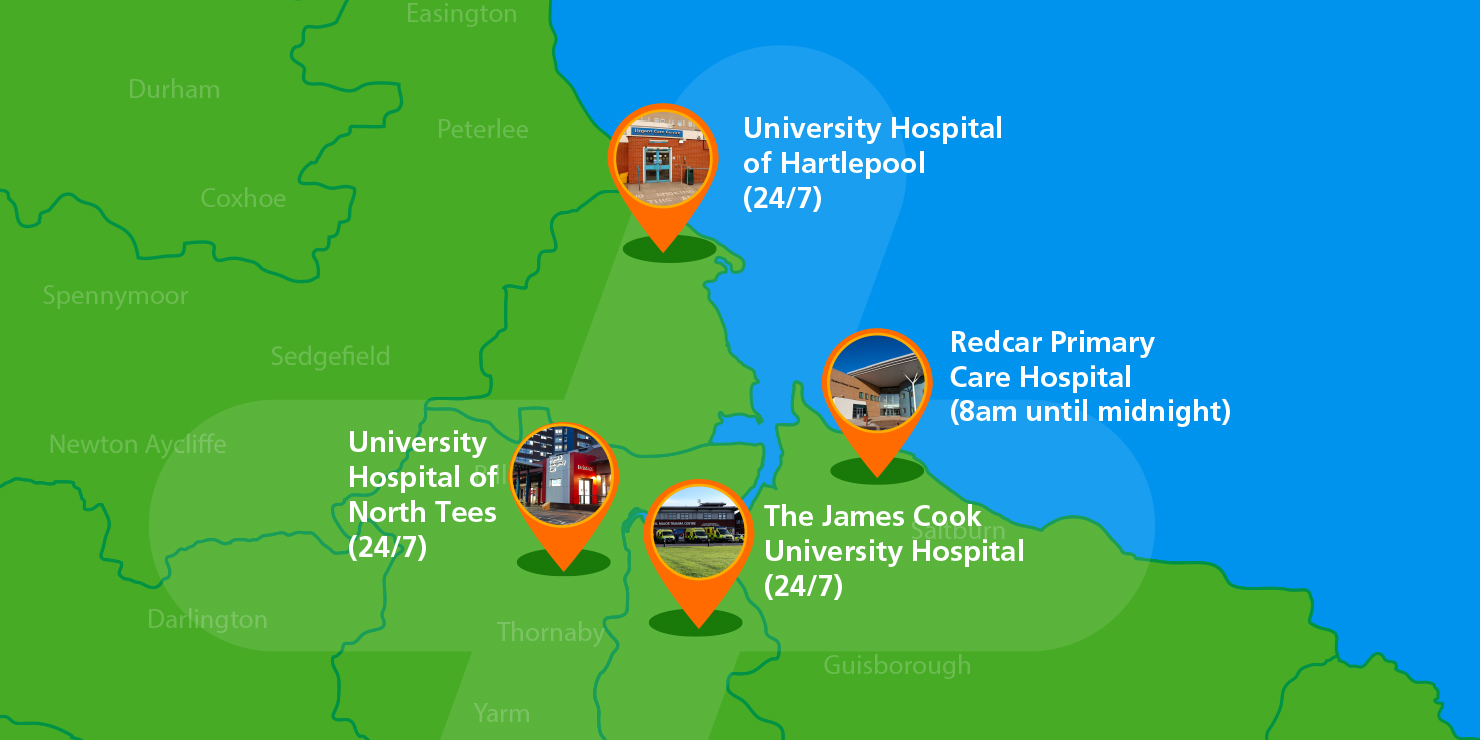 Our locations - South Tees Hospitals NHS Foundation Trust