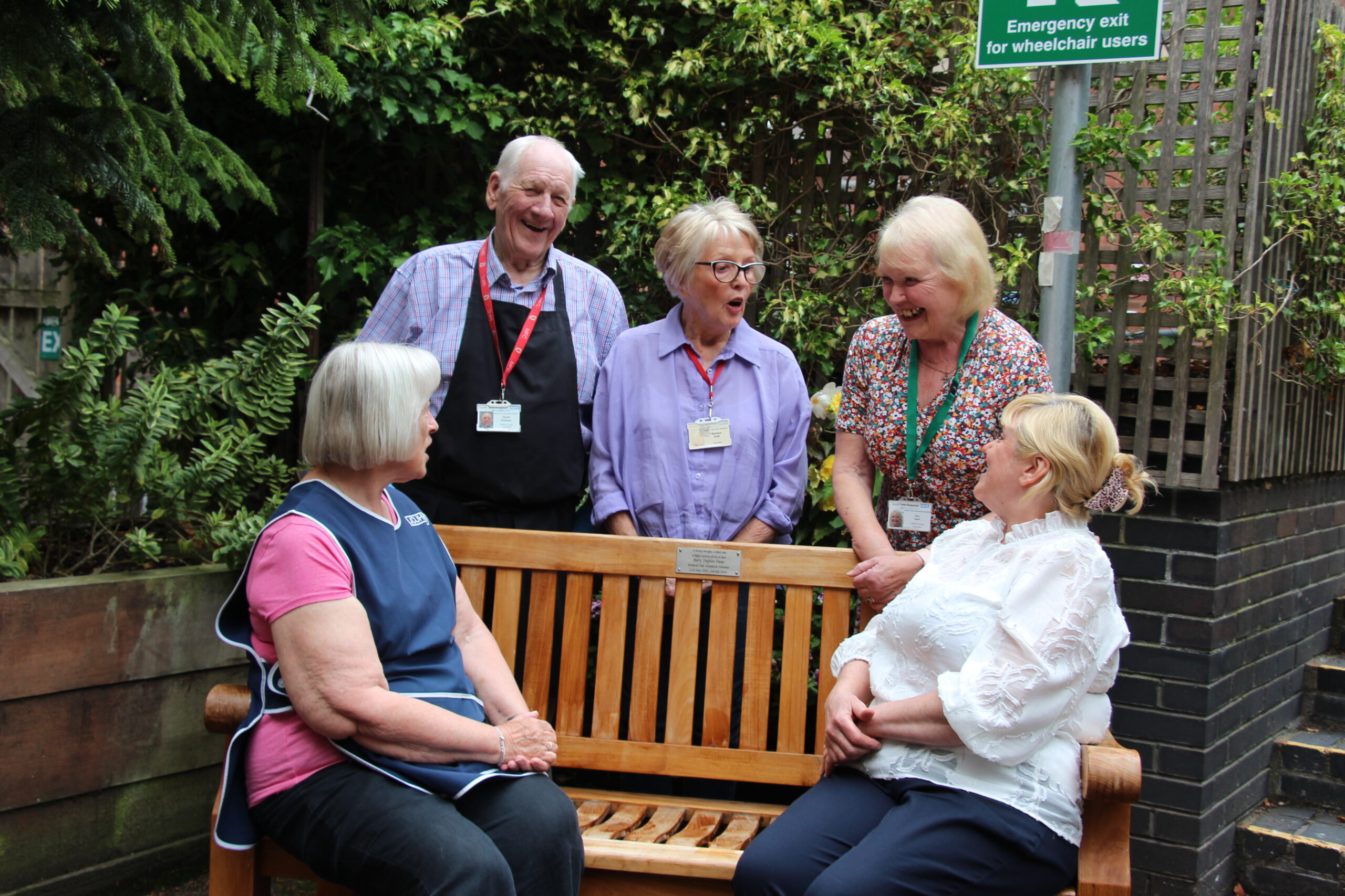 Beloved hospital volunteer honoured with memorial bench - South Tees ...